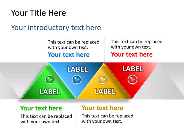 PowerPoint Slide - Triangle Diagram - 4 Triangles - Multicolor - TG528 ... PowerPoint Slide - Triangle Diagram - 4 Triangles - Multicolor - TG528 ...