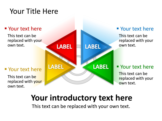 PowerPoint Slide - Triangle Diagram - 4 Triangles - Multicolor - TG531 ... PowerPoint Slide - Triangle Diagram - 4 Triangles - Multicolor - TG531 ...